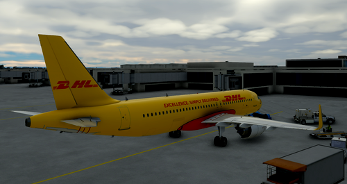 DHL A320 Cargo » Microsoft Flight Simulator