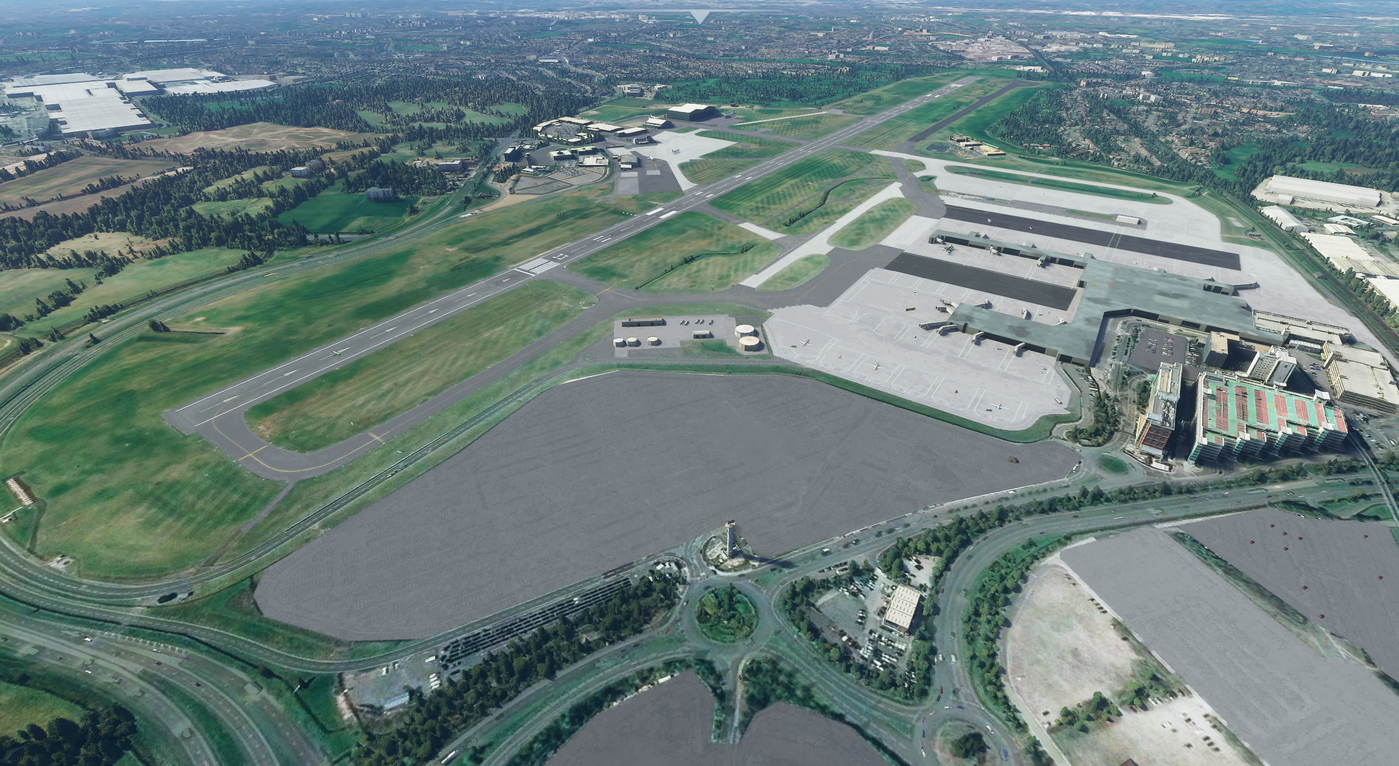 Surrounding buildings for Birmingham International Airport [EGBB] for ...