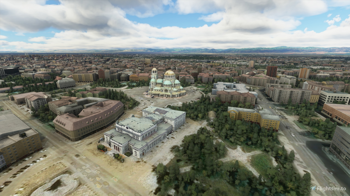 Sofia Landmarks for Microsoft Flight Simulator | MSFS