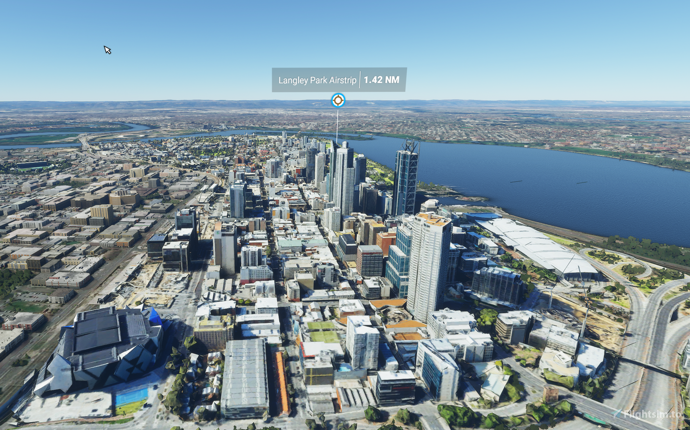Perth CBD for Microsoft Flight Simulator | MSFS