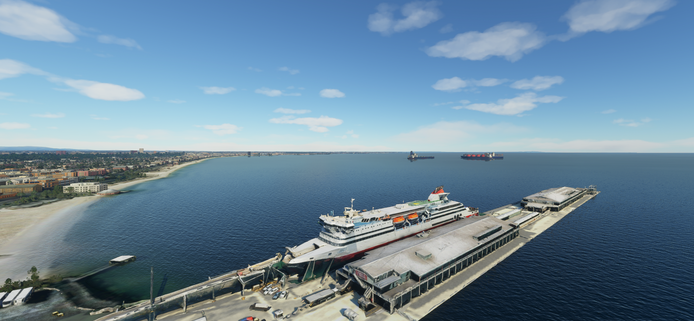 Station Pier Port Melbourne for Microsoft Flight Simulator | MSFS