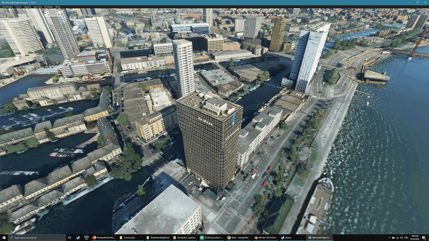 Rotterdam Buildings part 1 for Microsoft Flight Simulator | MSFS