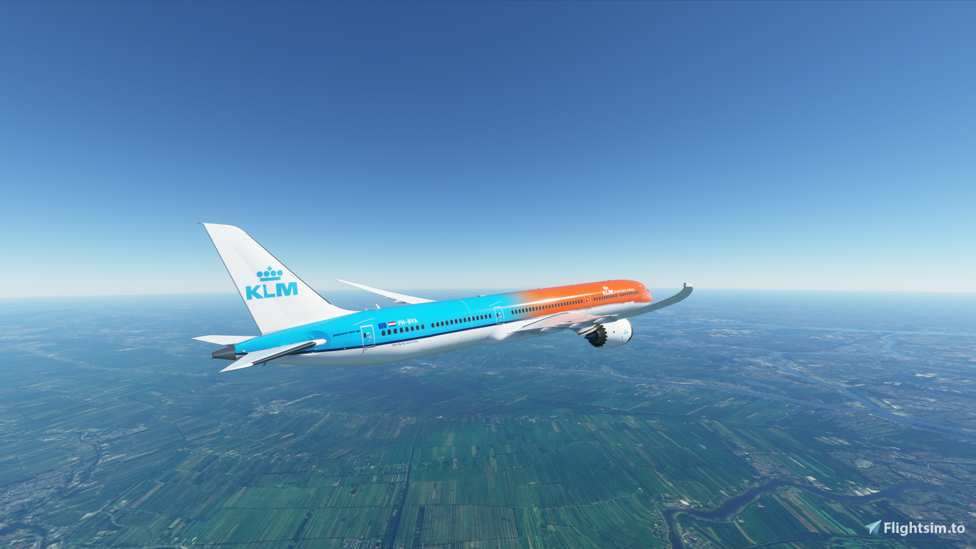 KLM B787-10 - Orange Pride for Microsoft Flight Simulator | MSFS