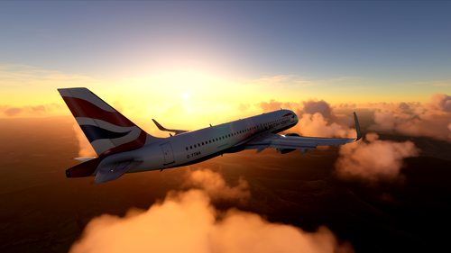 British Airways A320 » Microsoft Flight Simulator