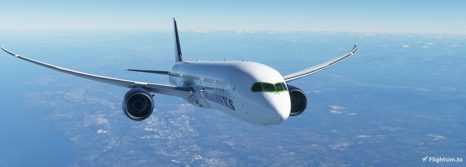Boeing 787 Seattle Seahawks Livery - MSFS Add-on - Flightsim.to