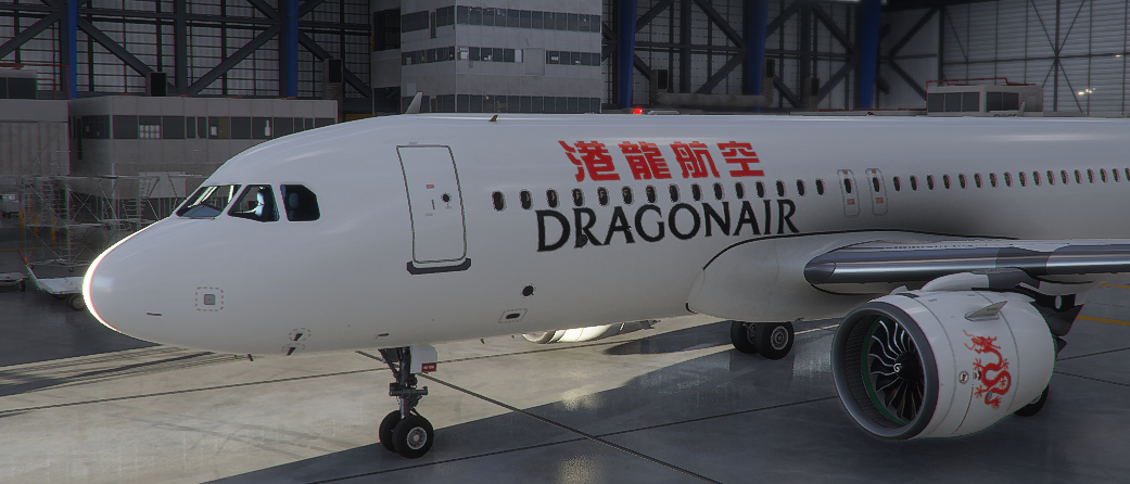 Dragonair Livery A320neo voor Microsoft Flight Simulator | MSFS