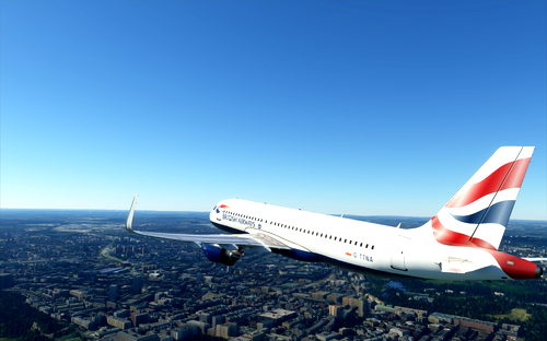 British Airways A320 » Microsoft Flight Simulator