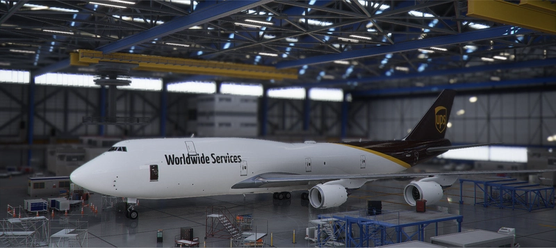 UPS 747-8F for Microsoft Flight Simulator | MSFS
