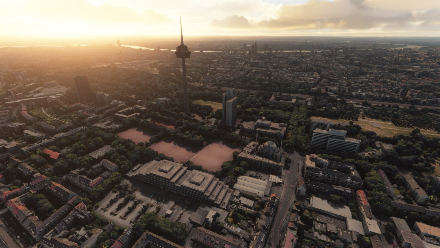 Köln (Cologne) Landmarks | Mini-Pack for Microsoft Flight Simulator | MSFS