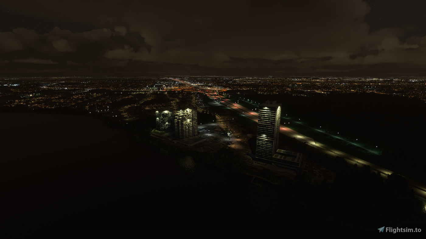 Laval Towers + Louis-Bisson bridge lightning for Microsoft Flight ...