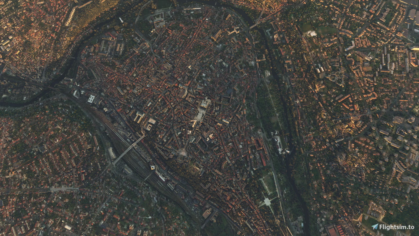 Poitiers city - Futuroscope for Microsoft Flight Simulator | MSFS