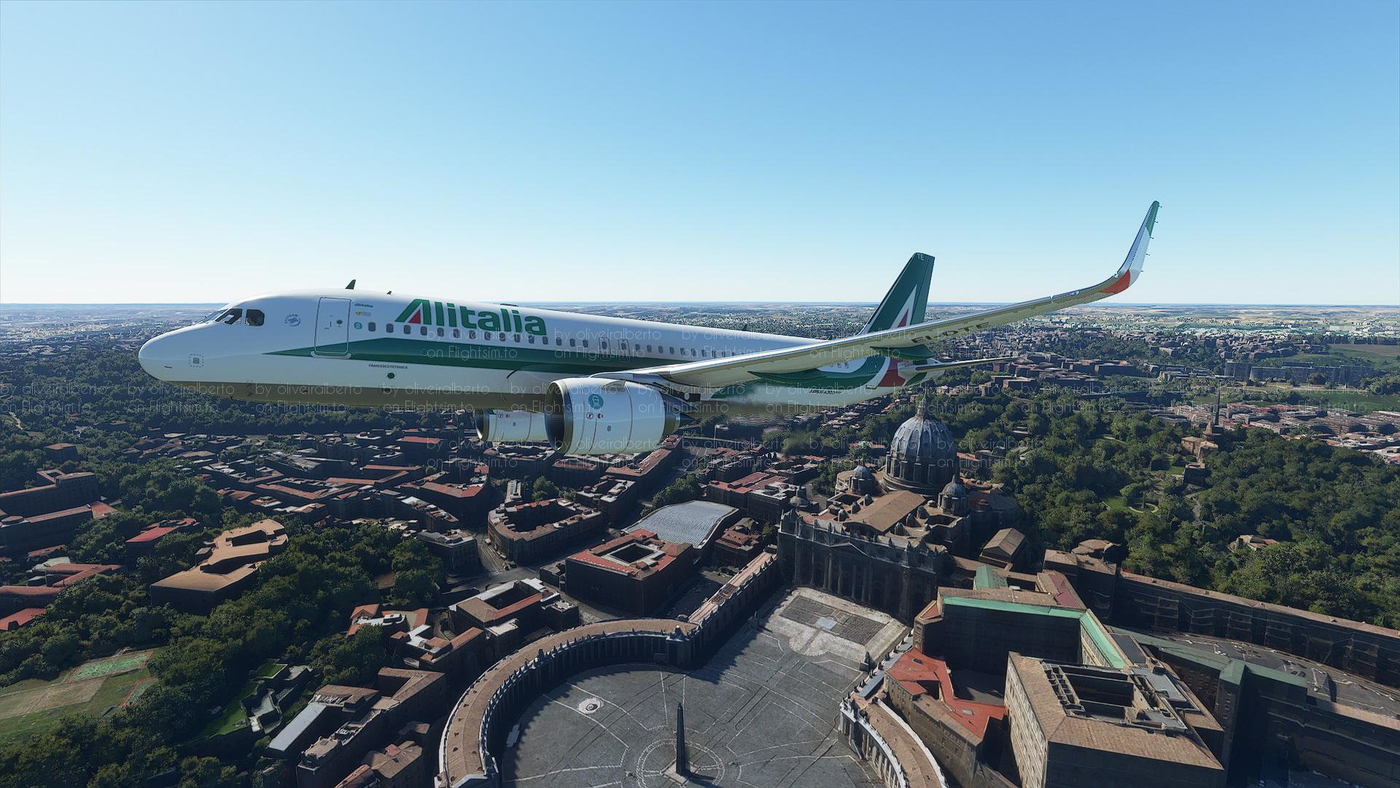 A320 Alitalia Landing In Palermo ITA Airways' New Airbus Dedicated To