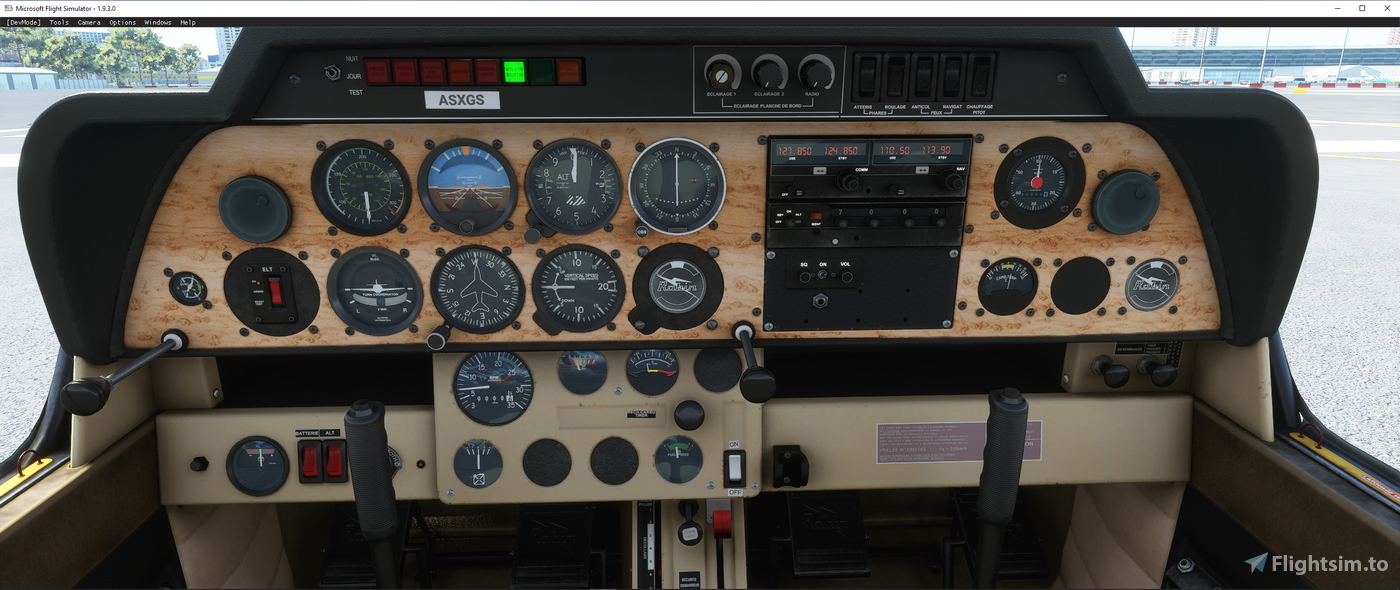 Robin DR400 panel file for Microsoft Flight Simulator | MSFS