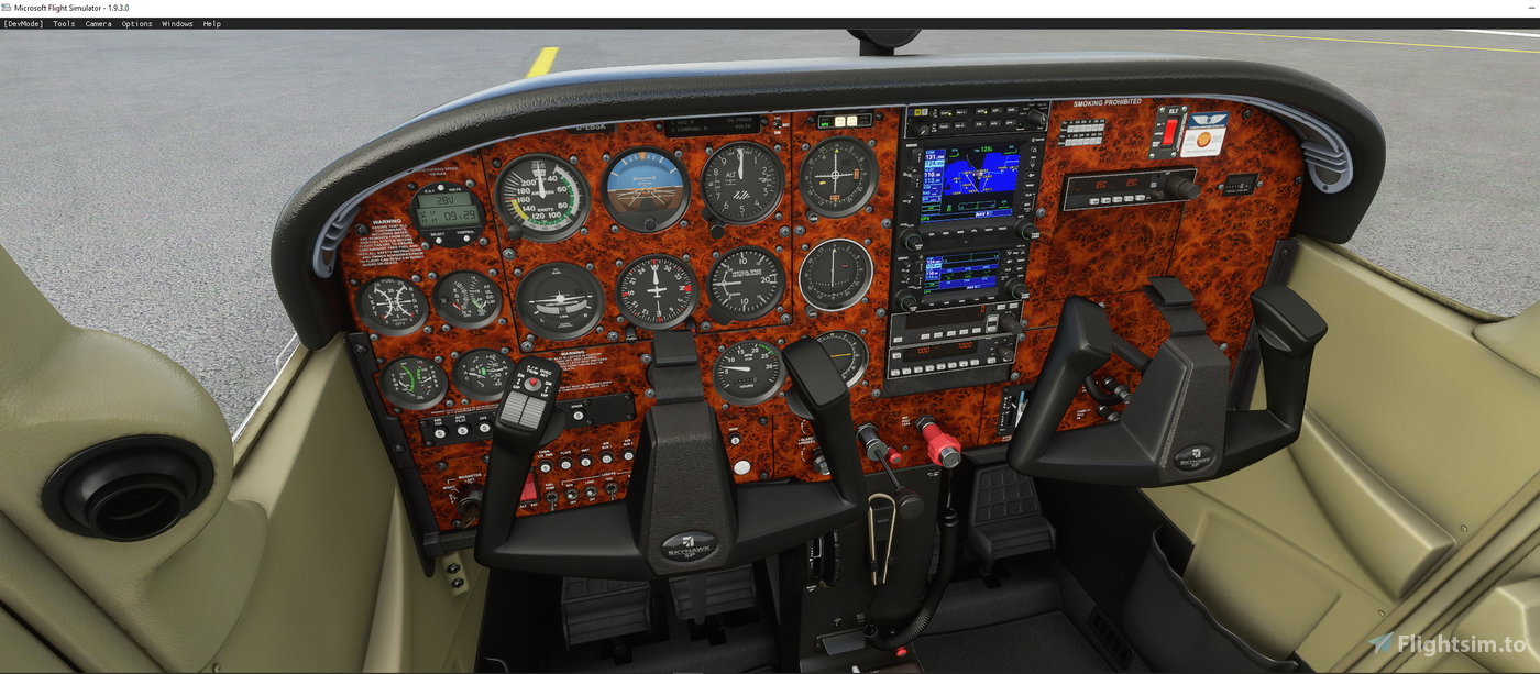 Cessna C 172 Classic panel file for Microsoft Flight Simulator | MSFS
