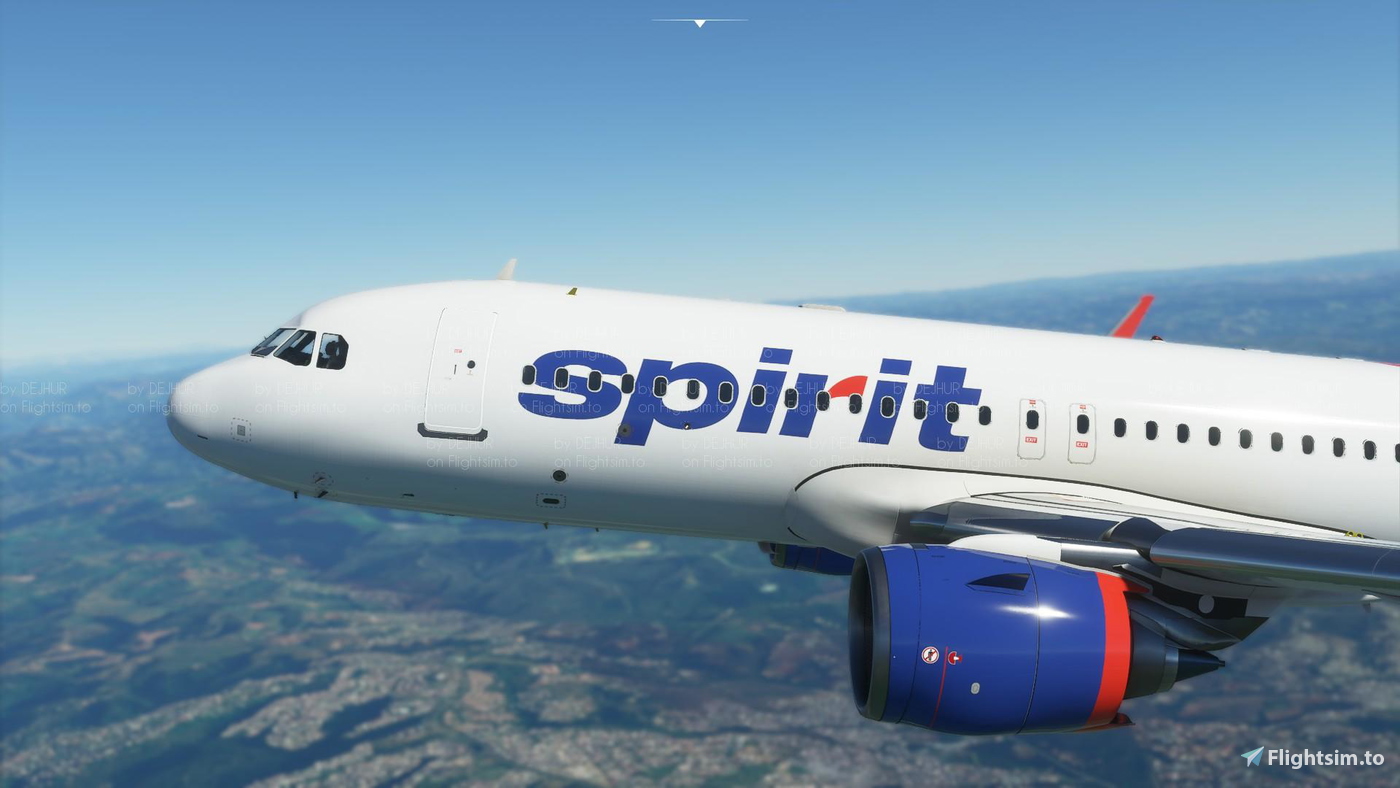 A32NX Spirit Airlines (Old Livery)[4K](Update 5) for Microsoft Flight ...