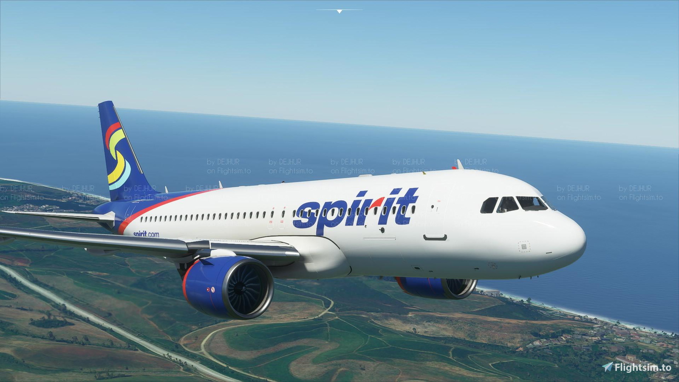A32NX Spirit Airlines (Old Livery)[4K](Update 5) for Microsoft Flight ...