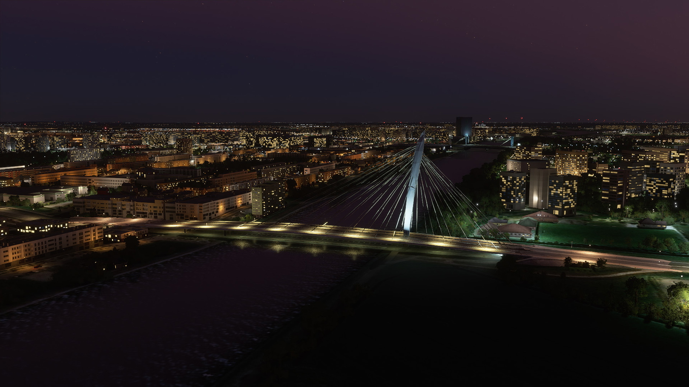 Prins Claus Bridge Utrecht for Microsoft Flight Simulator | MSFS