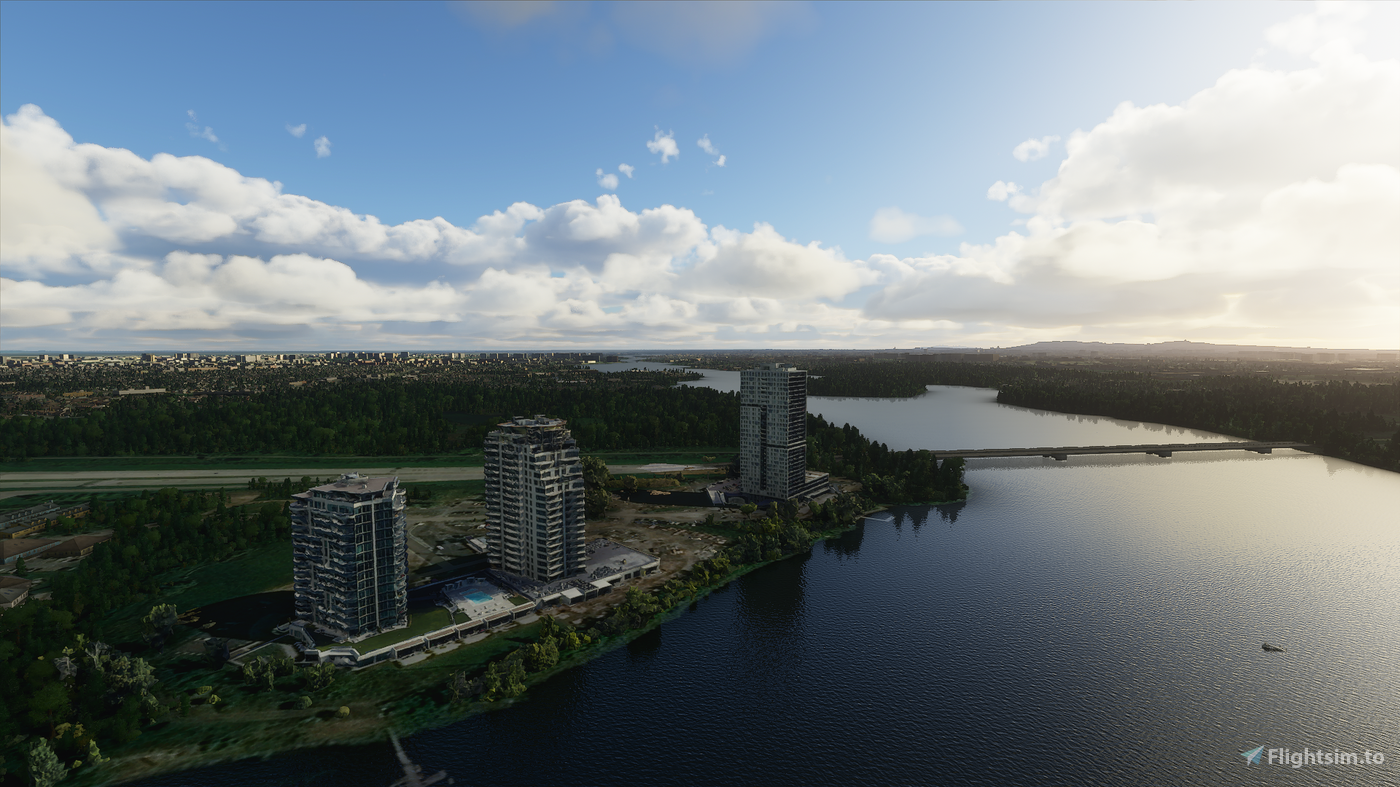Laval Towers + Louis-Bisson bridge lightning for Microsoft Flight ...