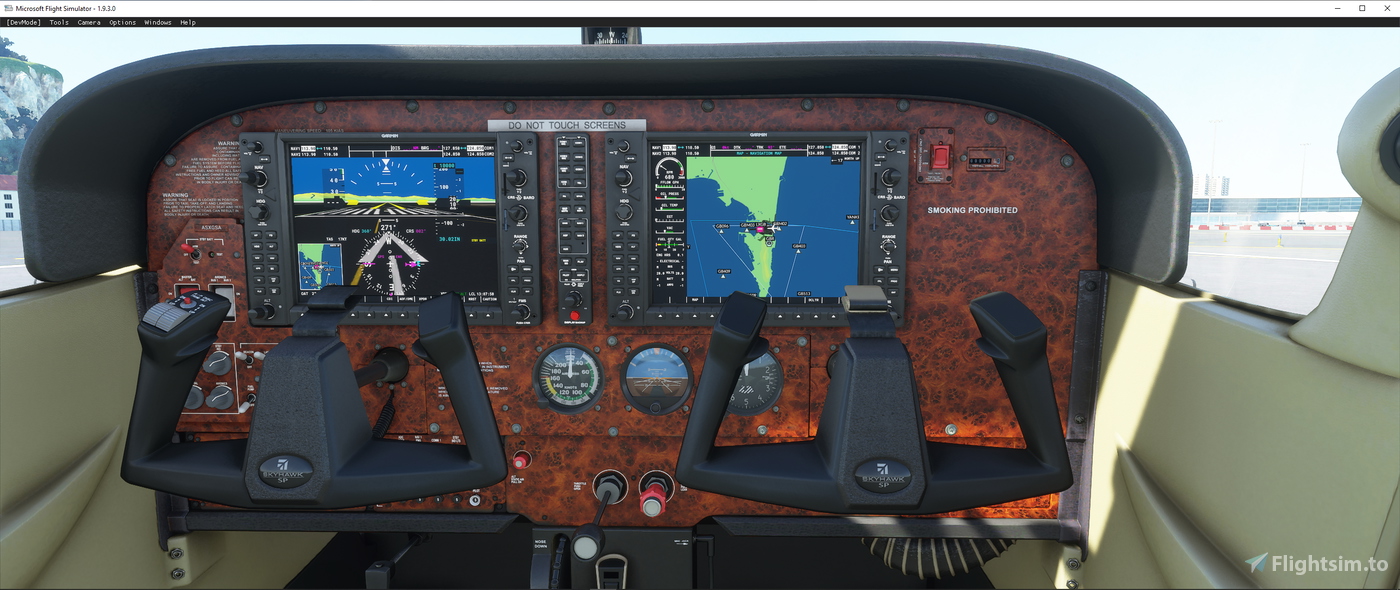 Cessna C 172 panel file for Microsoft Flight Simulator | MSFS