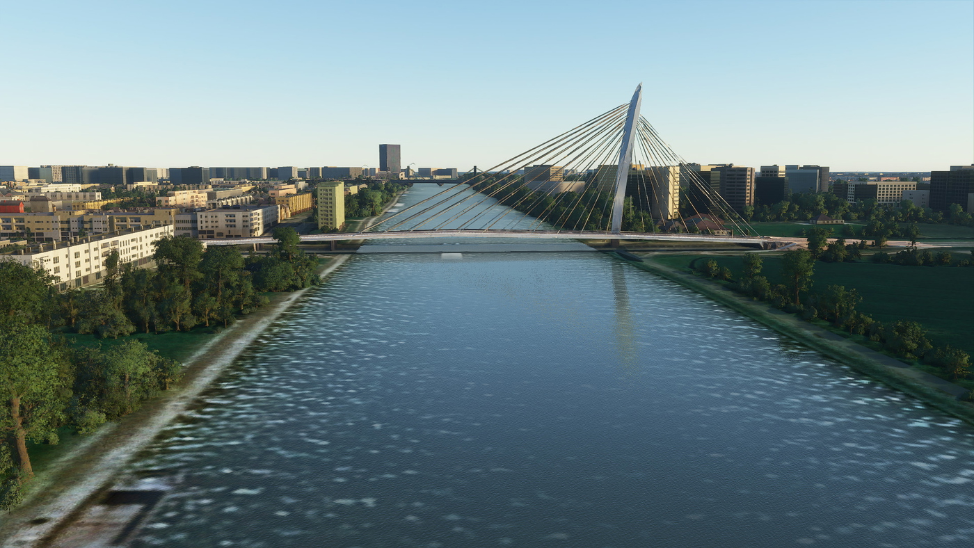 Prins Claus Bridge Utrecht for Microsoft Flight Simulator | MSFS