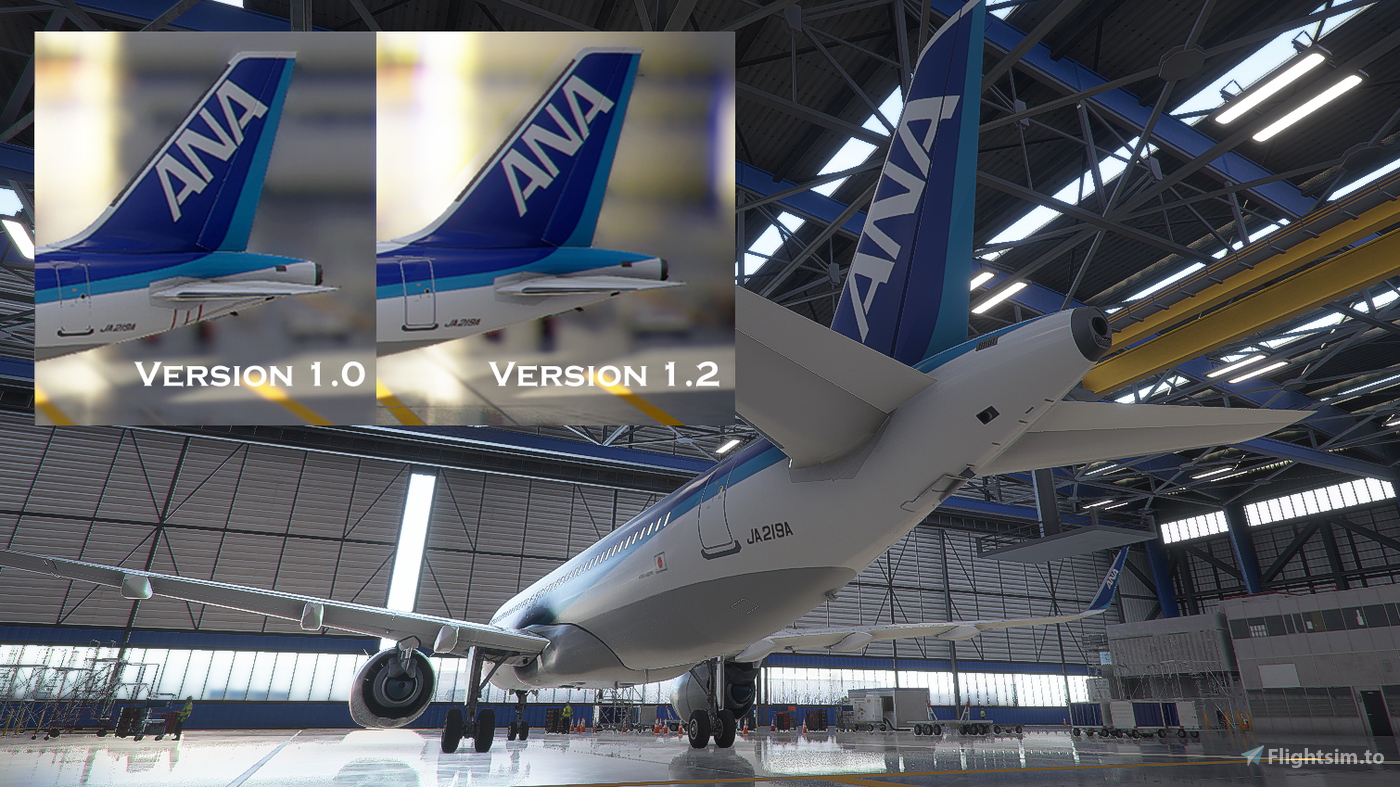 A320neo All Nippon Airways JA219A(4K patch 5) for Microsoft Flight Simulator | MSFS