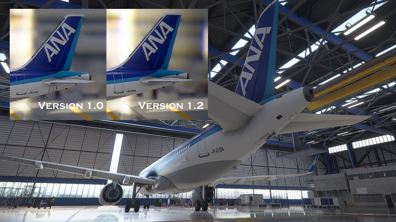 A320neo All Nippon Airways JA219A(4K patch 5) for Microsoft Flight Simulator | MSFS