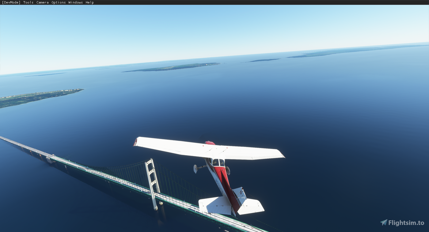 Michiganderflyer- Mackinaw Bridge for Microsoft Flight Simulator | MSFS