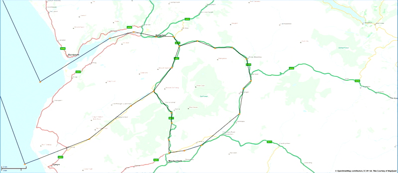 Mach Loop - Low Flying Area 7 (RAF/USAF), Wales, Snowdonia, UK (Flight ...