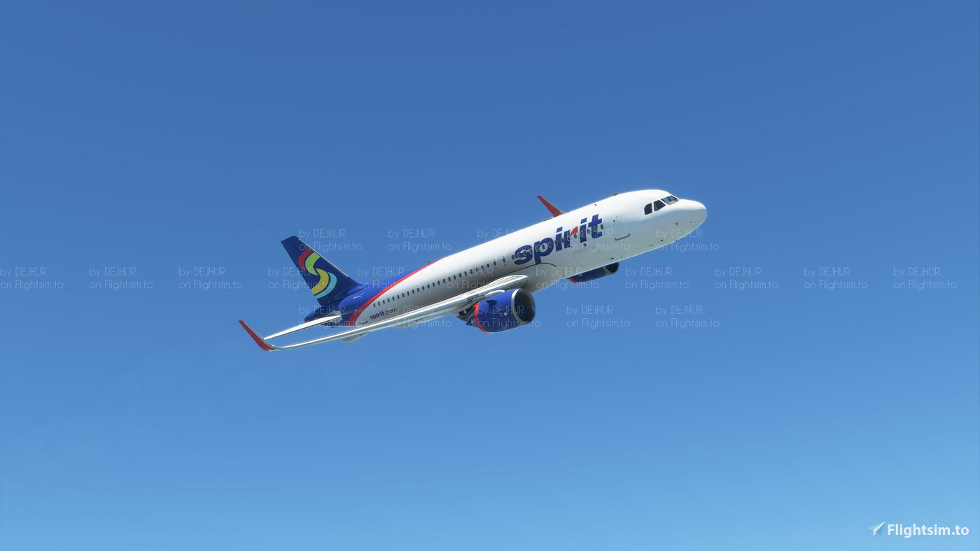 A32NX Spirit Airlines (Old Livery)[4K](Update 5) for Microsoft Flight ...