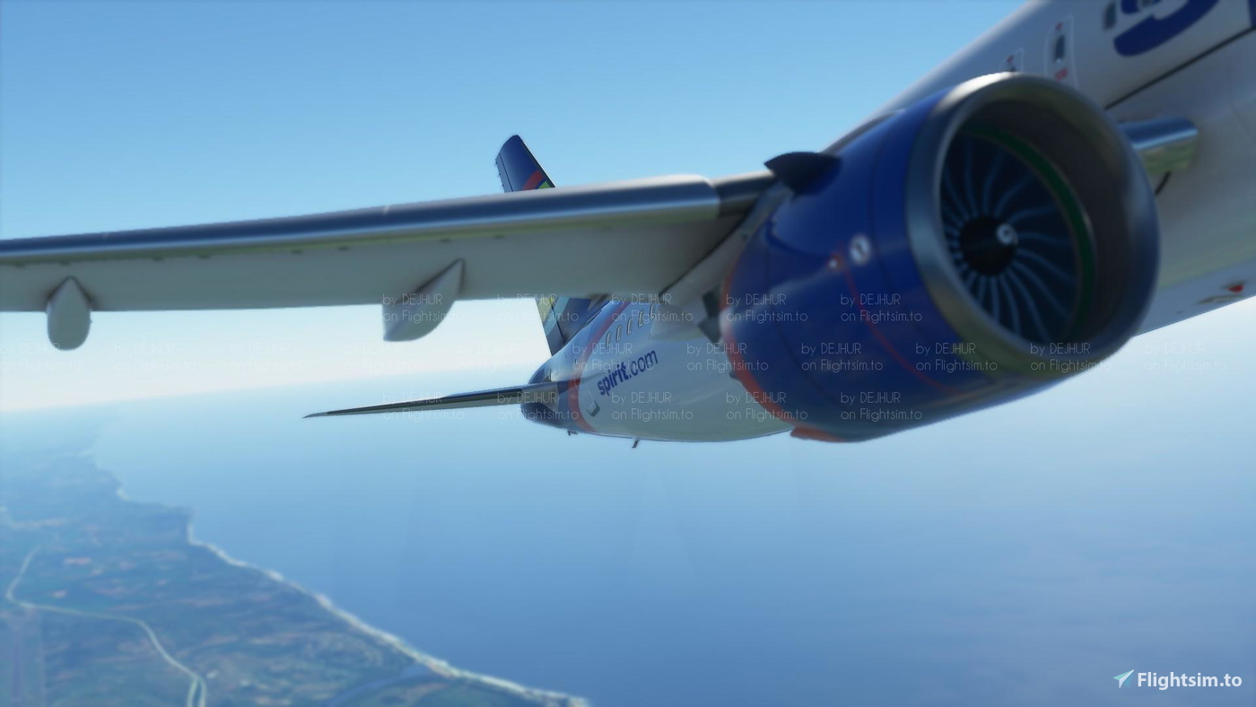 A32NX Spirit Airlines (Old Livery)[4K](Update 5) for Microsoft Flight ...