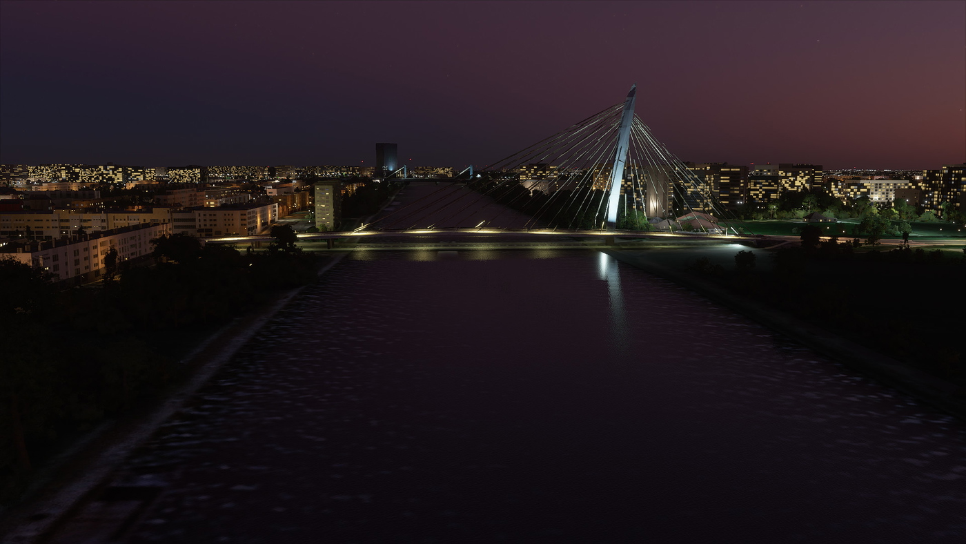 Prins Claus Bridge Utrecht for Microsoft Flight Simulator | MSFS