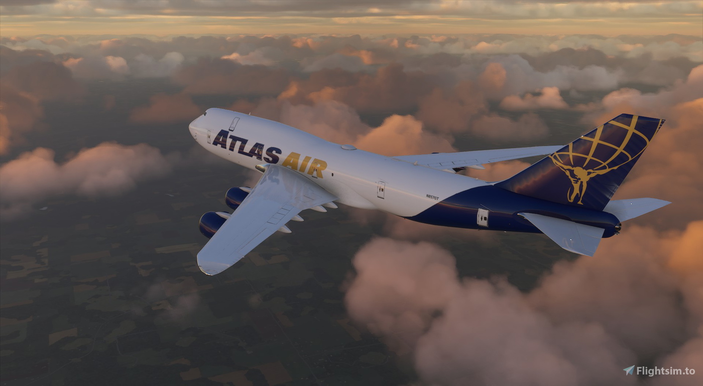Atlas Air 747 Pack for Microsoft Flight Simulator | MSFS
