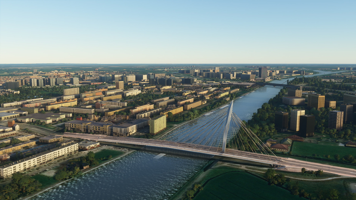Prins Claus Bridge Utrecht for Microsoft Flight Simulator | MSFS