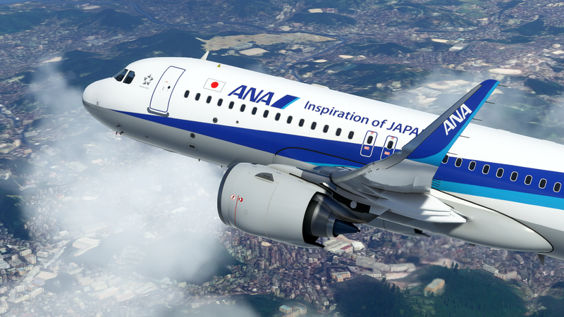A320neo All Nippon Airways JA219A(4K patch 5) for Microsoft Flight Simulator | MSFS