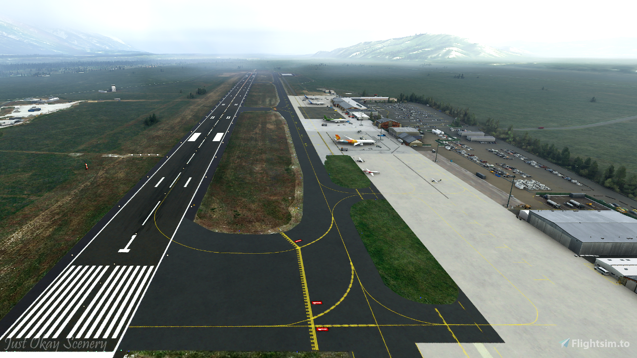 Jackson Hole Airport KJAC » Microsoft Flight Simulator