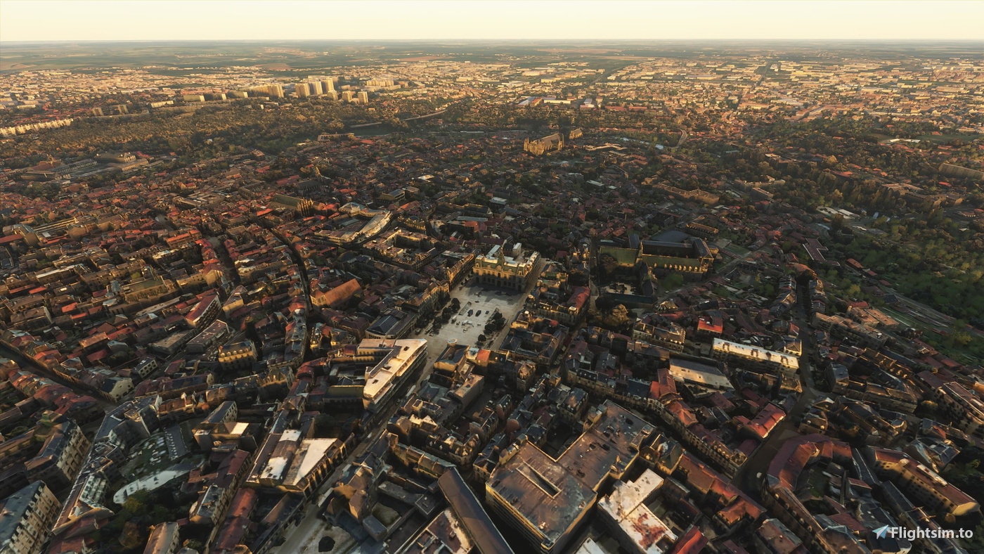 Poitiers city - Futuroscope for Microsoft Flight Simulator | MSFS