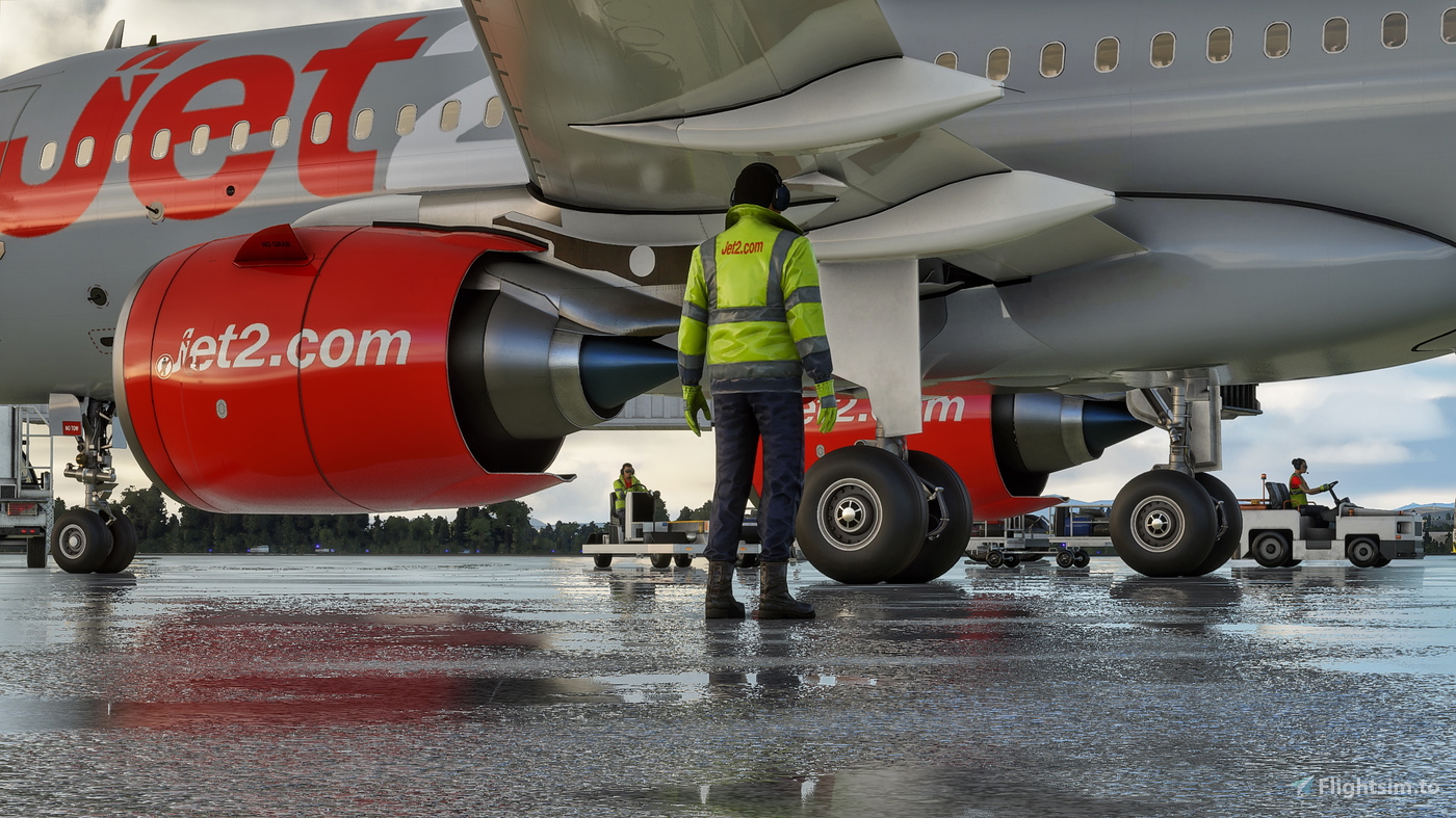 Jet2 Ground Service Uniform for Microsoft Flight Simulator | MSFS