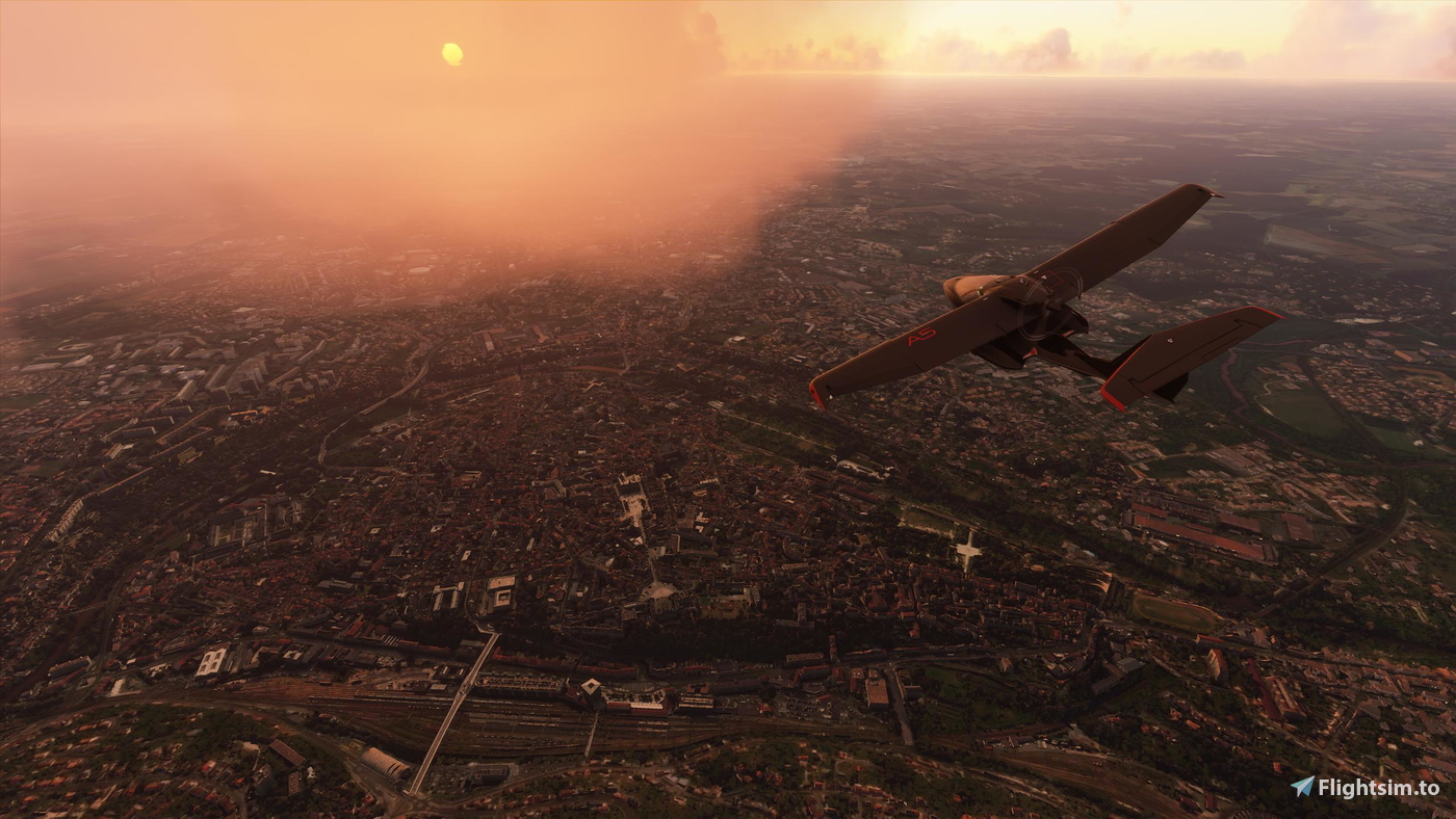 Poitiers city - Futuroscope for Microsoft Flight Simulator | MSFS
