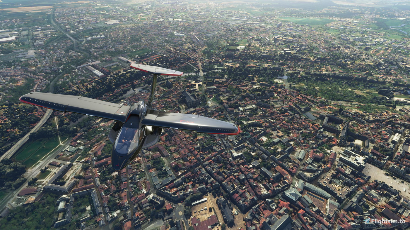 Poitiers city - Futuroscope for Microsoft Flight Simulator | MSFS