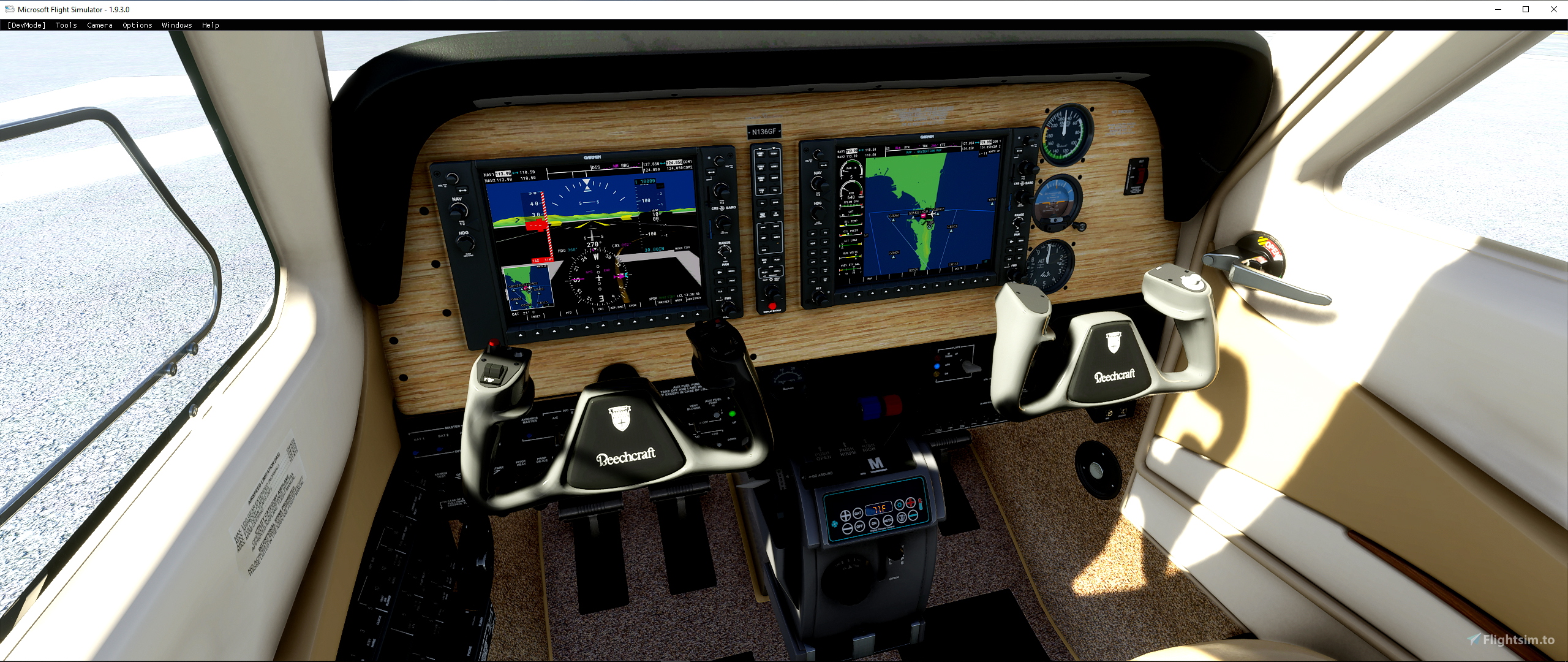 Bonanza G36 panel file » Microsoft Flight Simulator