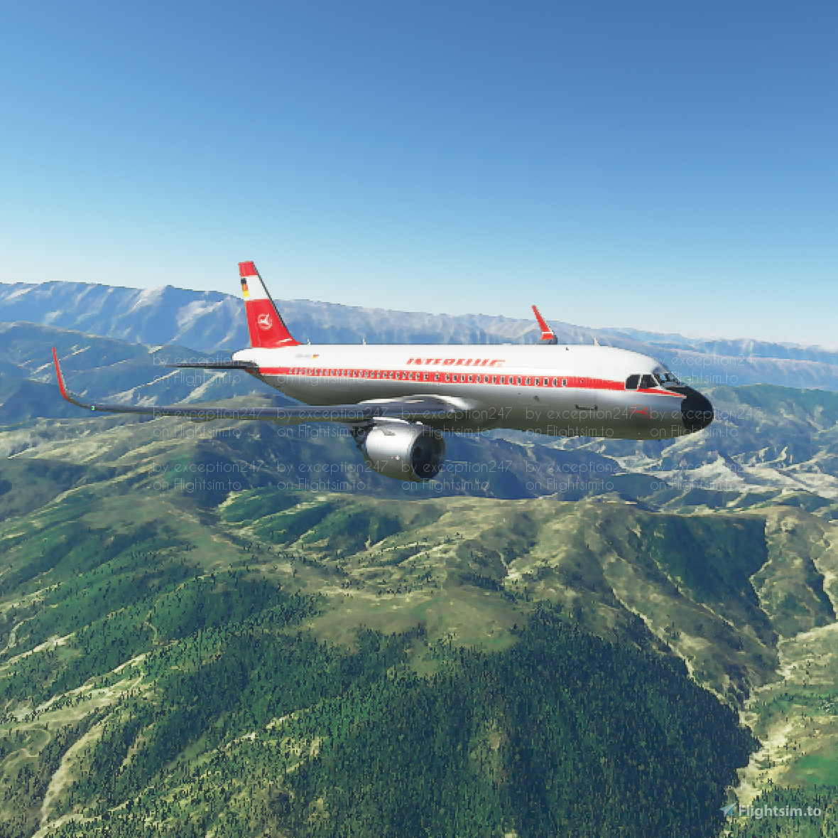 Interflug A320N Livery for Microsoft Flight Simulator | MSFS