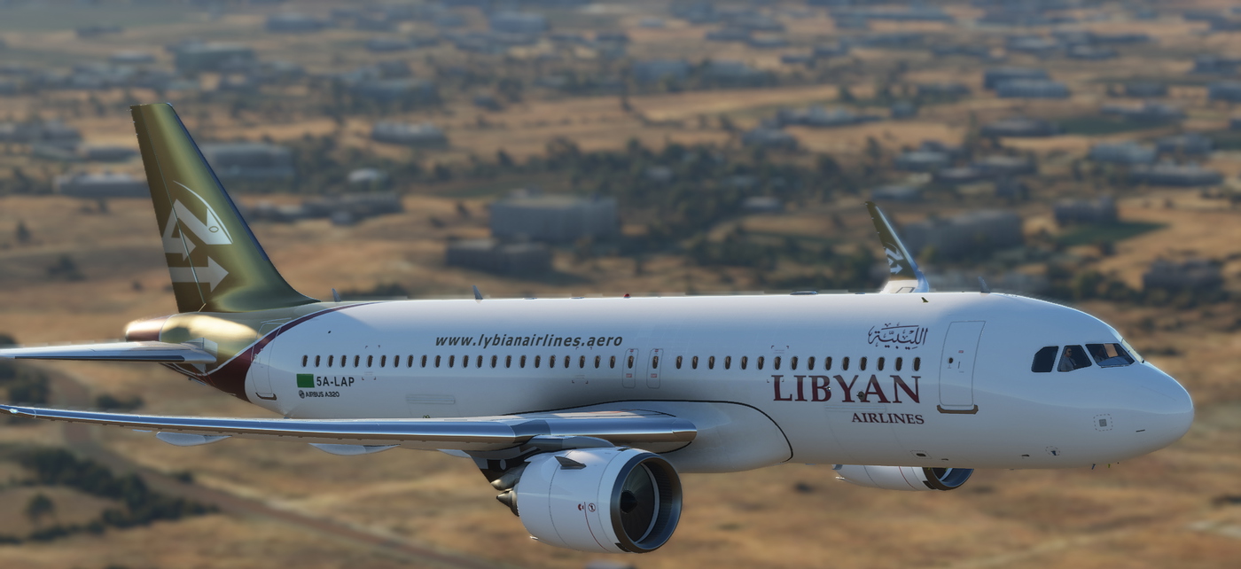 Libyan Airlines - pre2011/old Libyan flag [patch 5] pour Microsoft ...