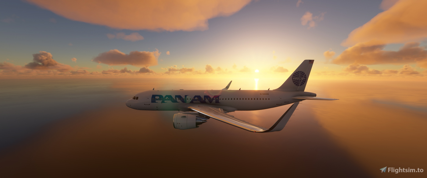 Airbus A320 PAN AM for Microsoft Flight Simulator | MSFS