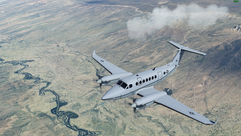 Asobo-KingAir350-USAF for Microsoft Flight Simulator | MSFS