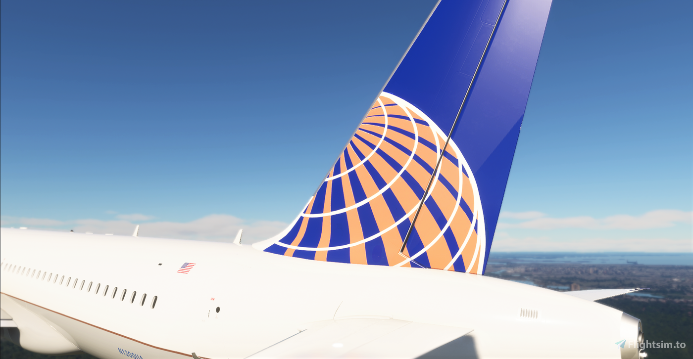 United Airlines 4k textures for Microsoft Flight Simulator | MSFS