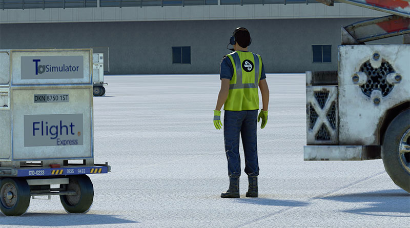Air New Zealand Ground Crew Textures for Microsoft Flight Simulator | MSFS