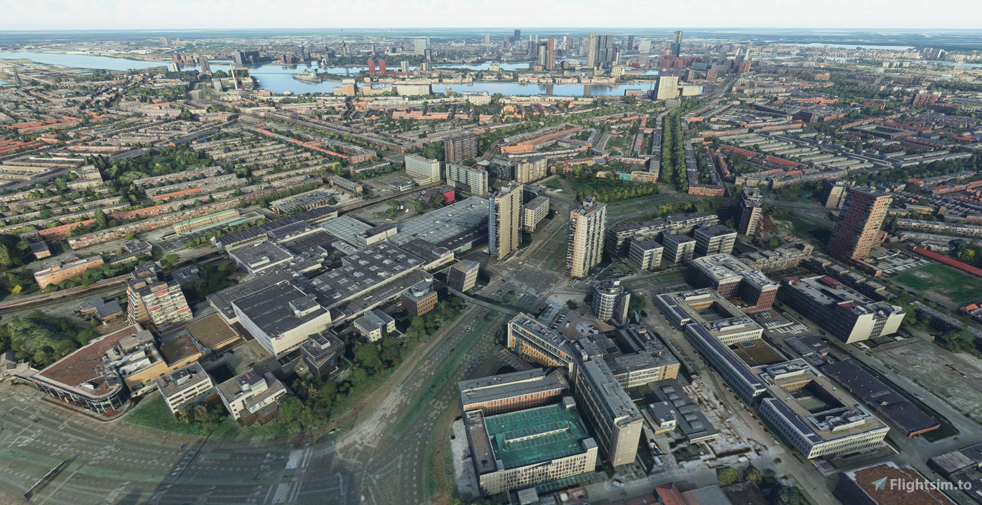 Rotterdam - City for Microsoft Flight Simulator | MSFS