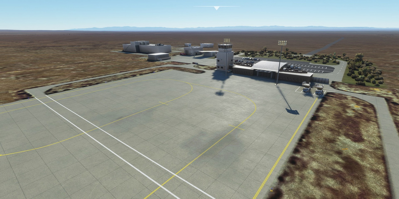ZBAR Alxa Right Banner airport for Microsoft Flight Simulator | MSFS