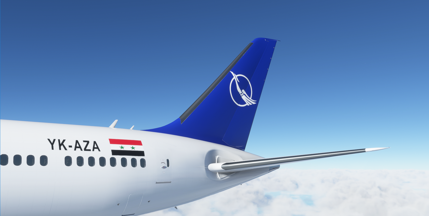 B787 Syrian Airlines | 4K for Microsoft Flight Simulator | MSFS