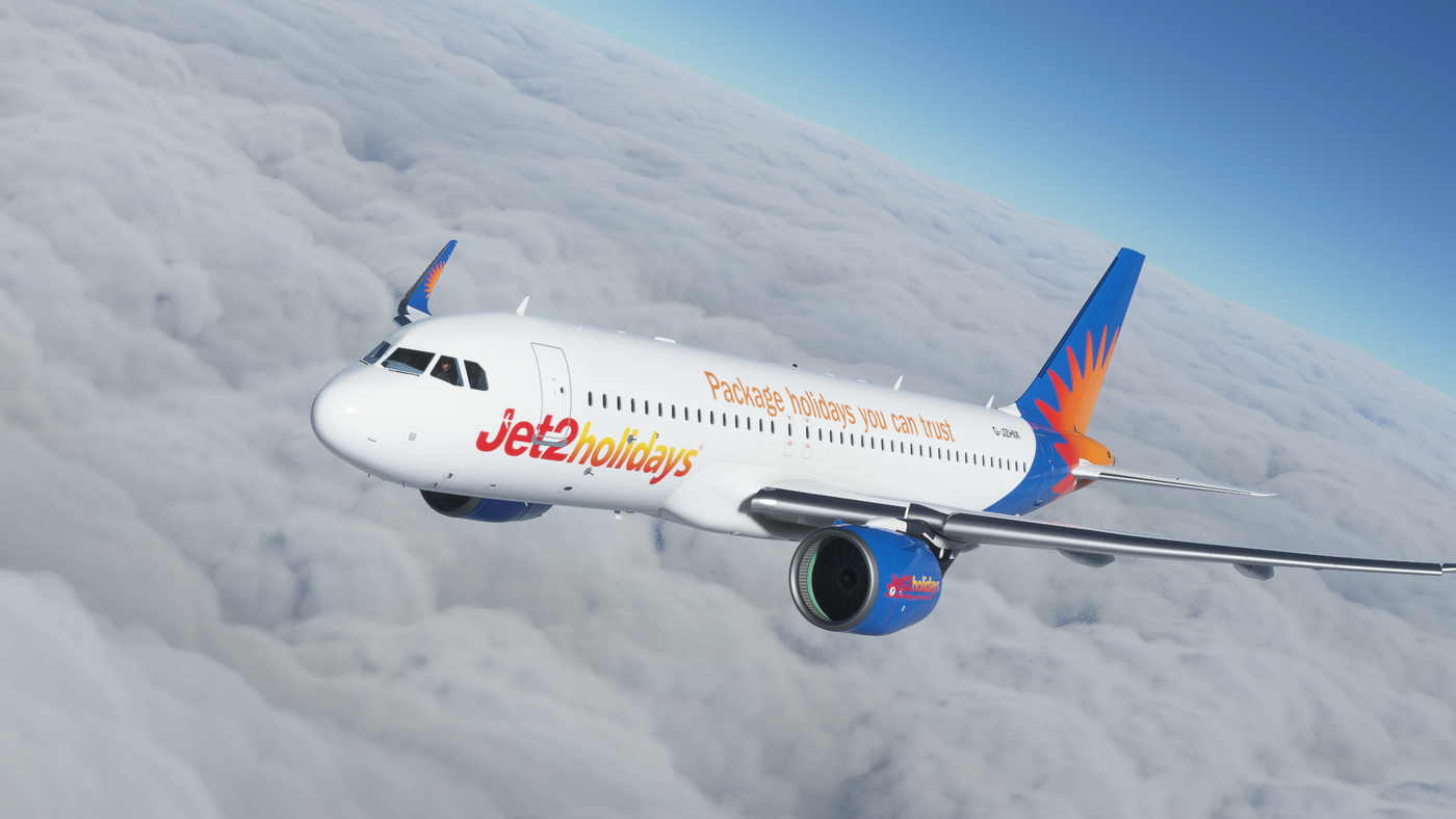 Jet2Holidays A320neo Livery for Microsoft Flight Simulator | MSFS